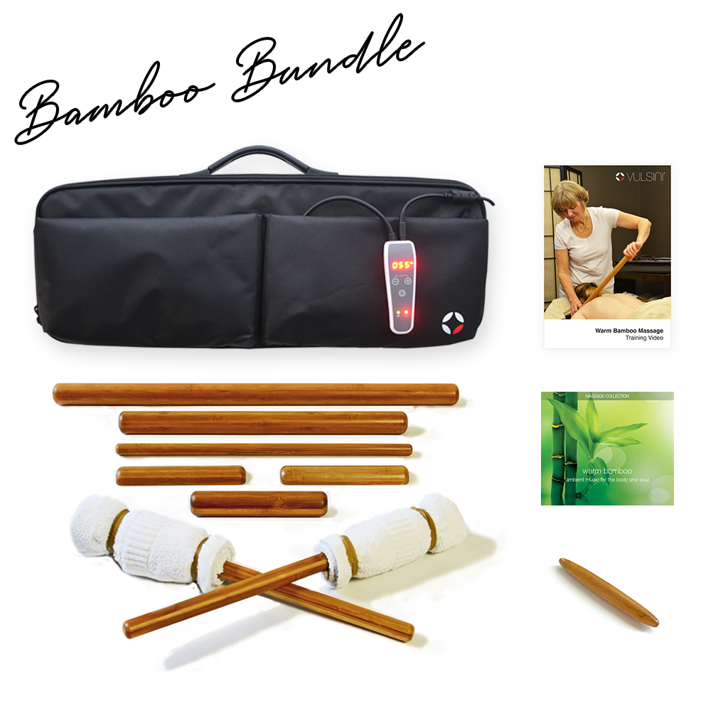 VULSINI Warm Bamboo Massage Bundle
